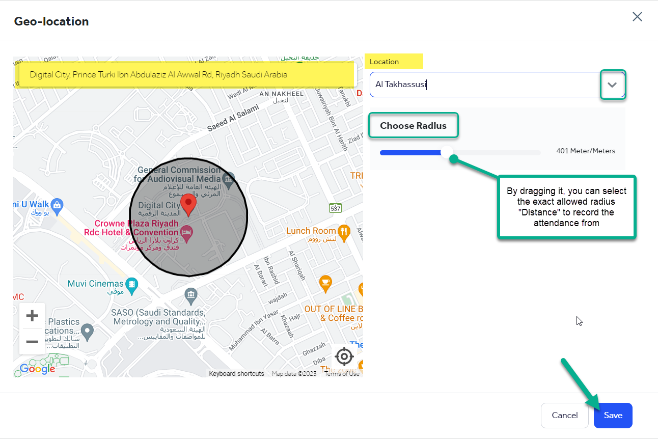 Attendance registration via Geofencing Technology – Knowledge base