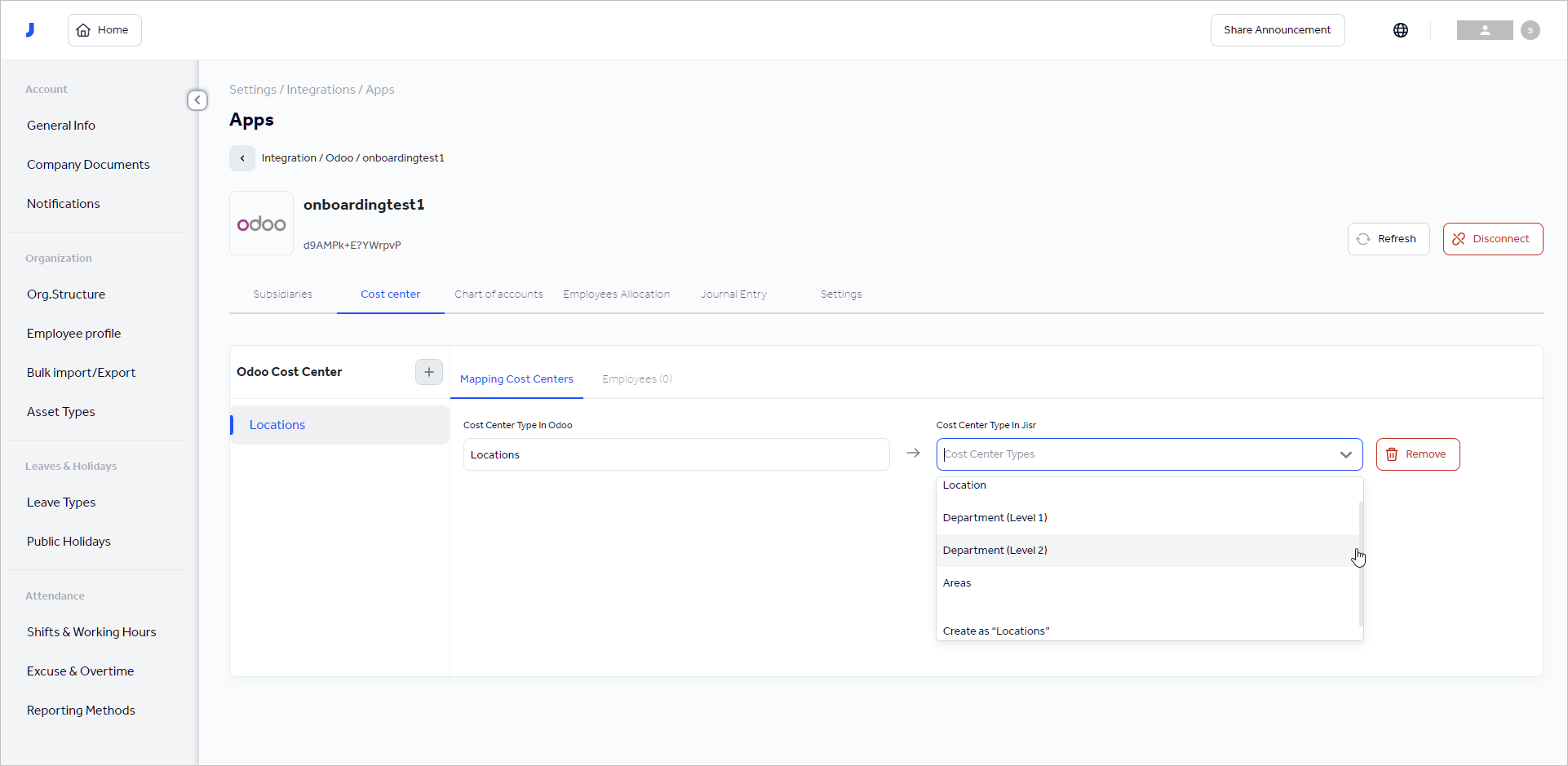 Cost centers setup ( Analytic Items ) & Mapping – Knowledge base