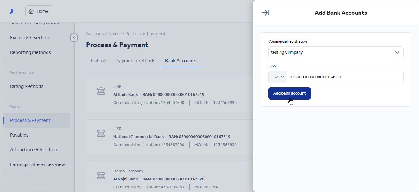 Activating Mudad integration with Jisr – Knowledge base