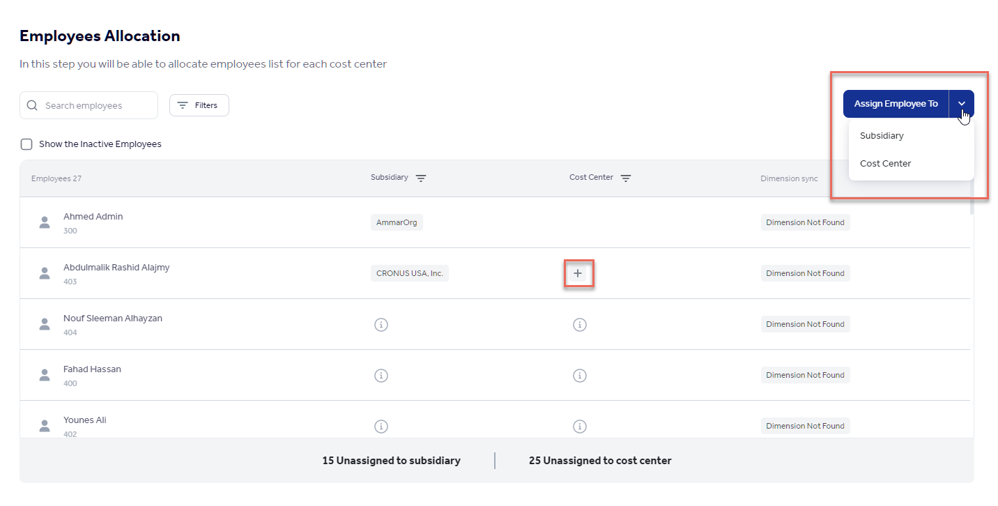 Employees Allocation on Microsoft Dynamic – Knowledge base