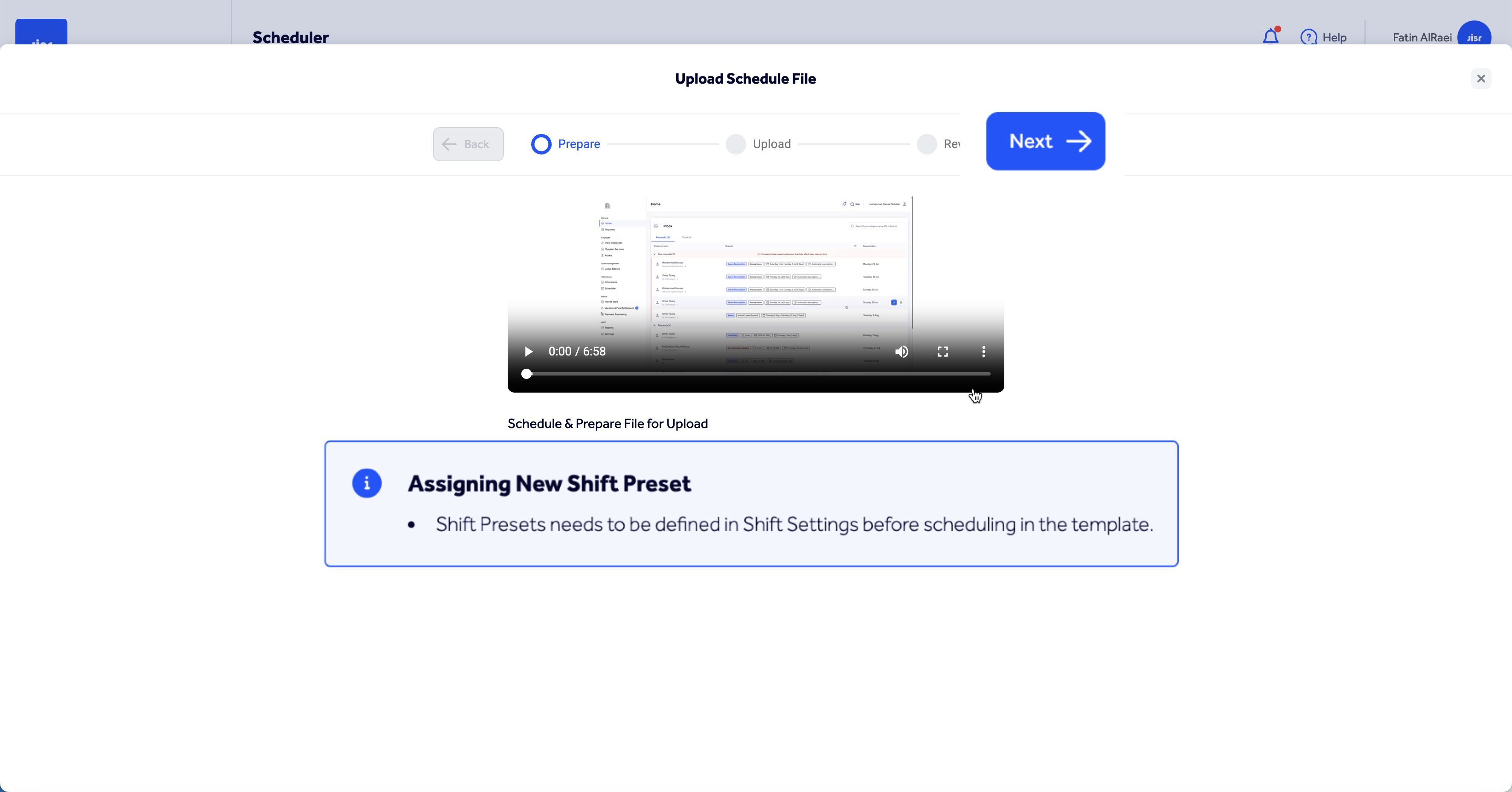Bulk Scheduling by Using Excel Sheets – Knowledge base