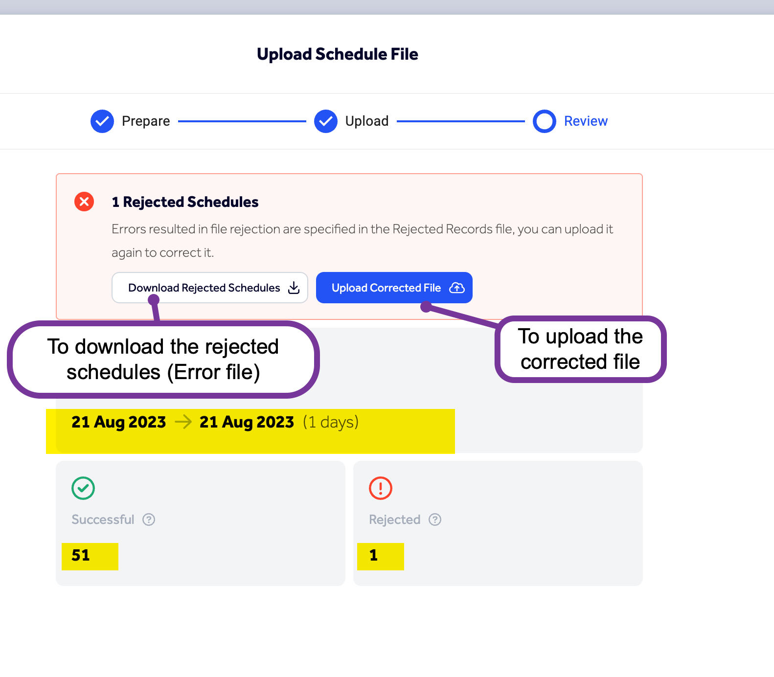 Bulk Scheduling by Using Excel Sheets – Knowledge base