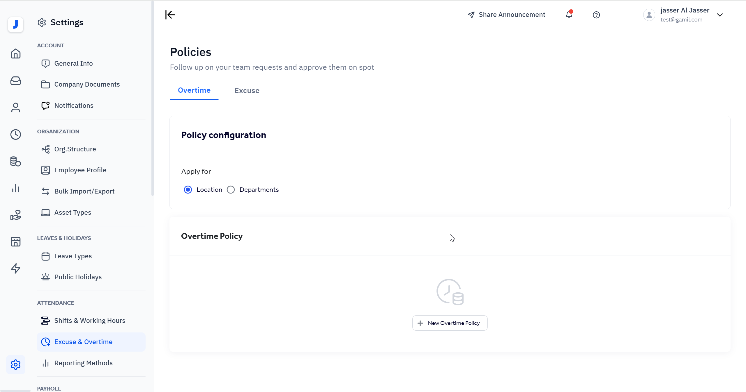 Overtime Policy – Knowledge base