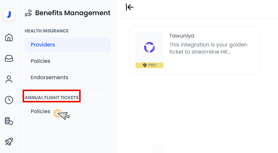 Create Policies for Annual leave Flight Tickets – Knowledge base