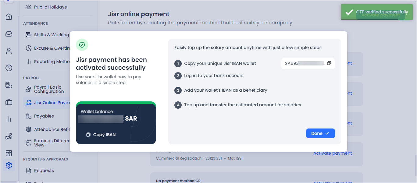 Steps to activate Jisr Direct – Knowledge base