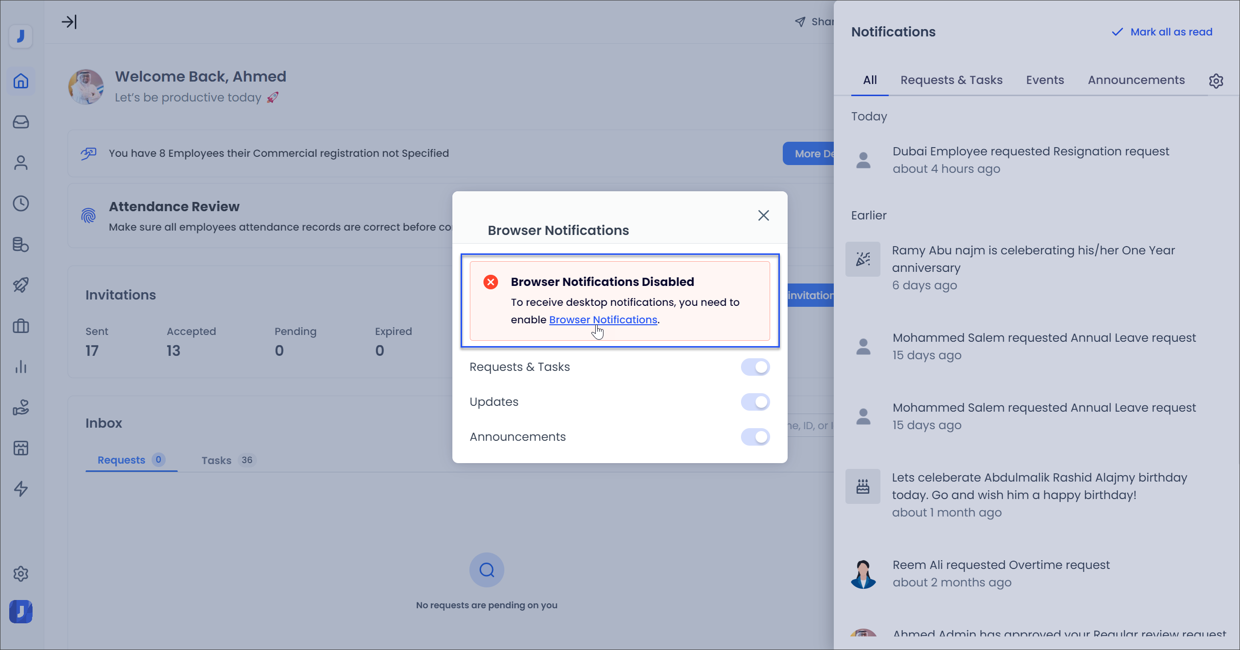 Activate Notifications ( Browser Notifications ) – Knowledge base