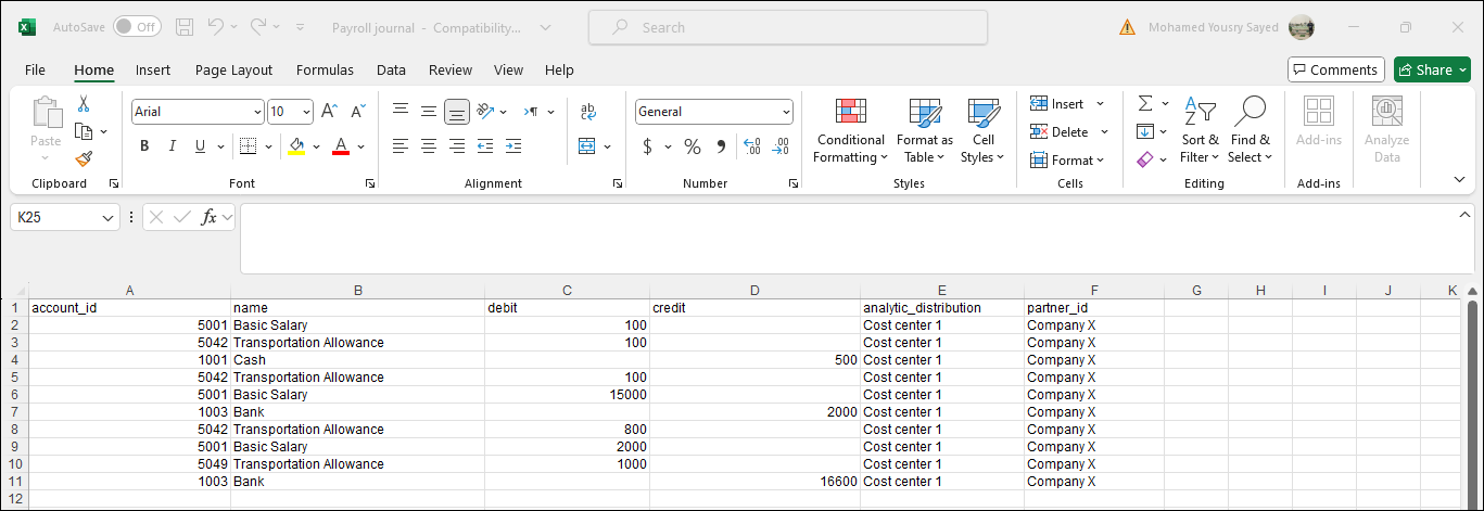 Export Journals Entries to Excel Sheet – Knowledge base