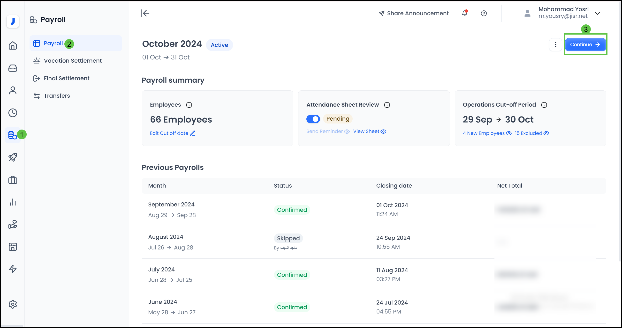 How to Filter employee data when preparing a payroll – Knowledge base