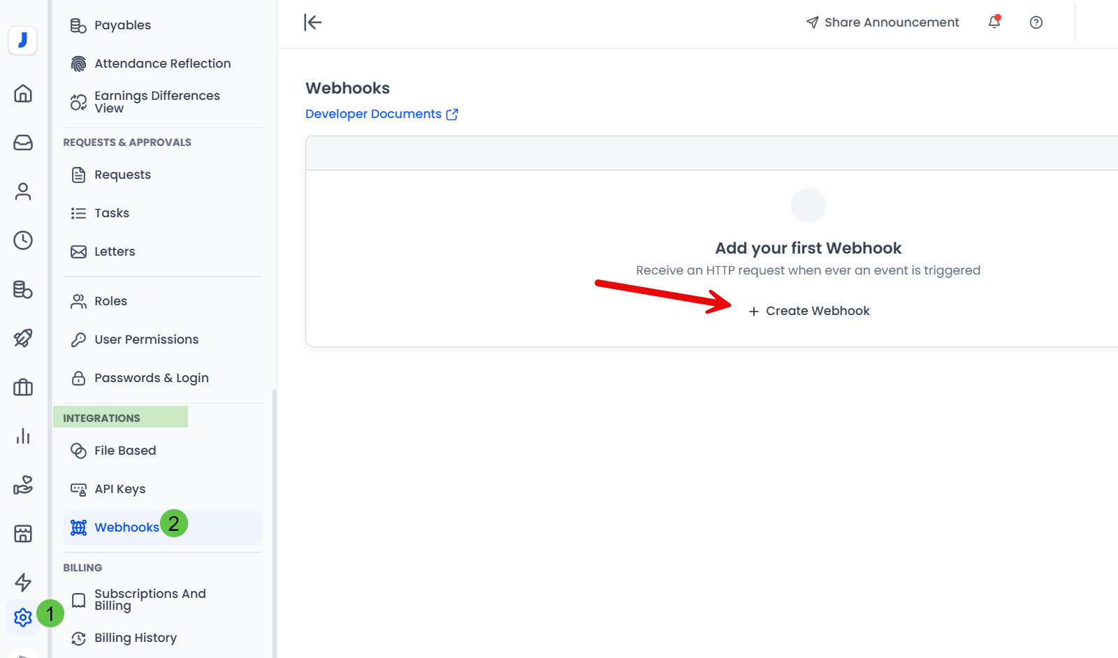 How to activate and use Webhooks – Knowledge base