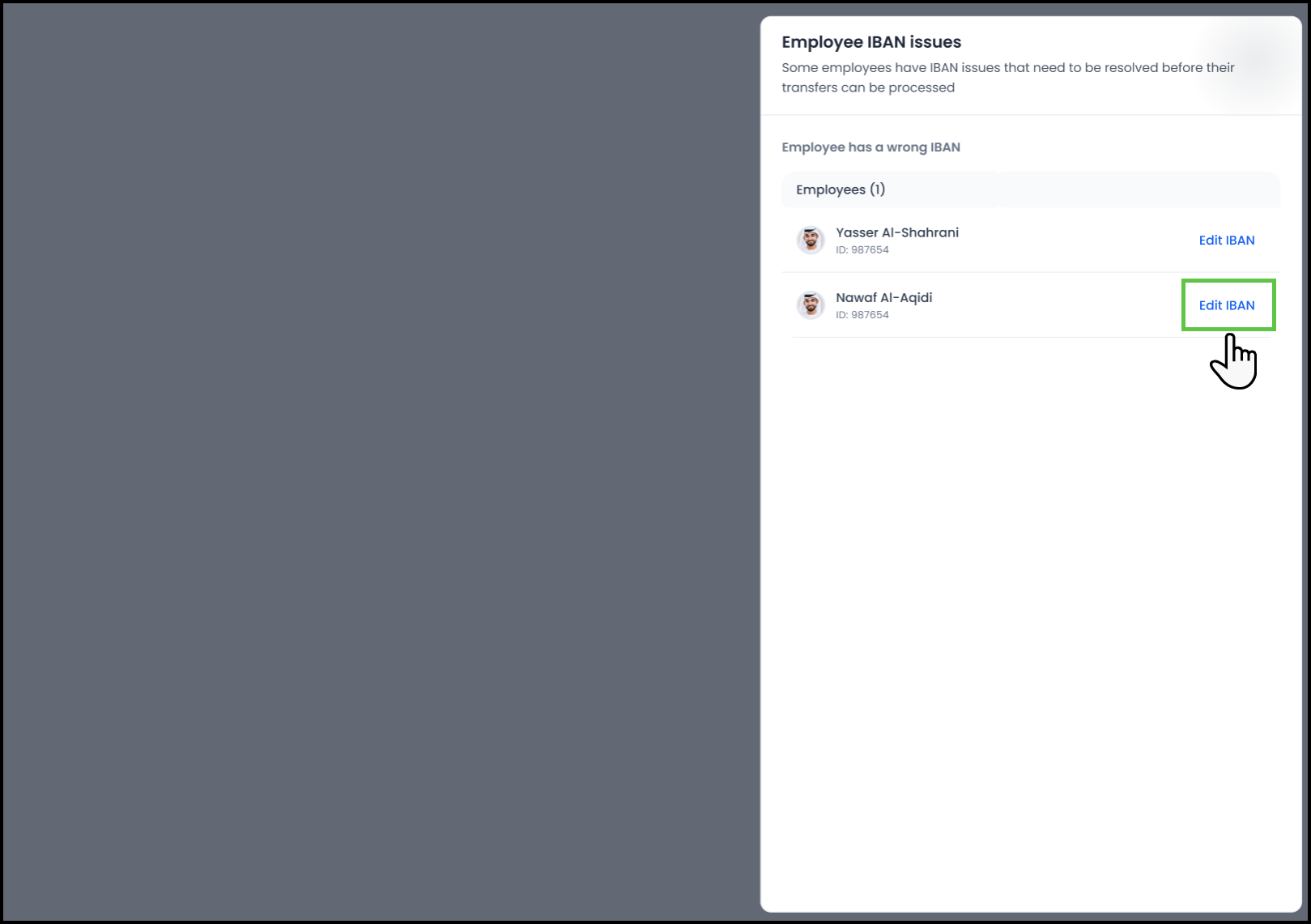 verification (IBAN) in Jisr Direct – Knowledge base