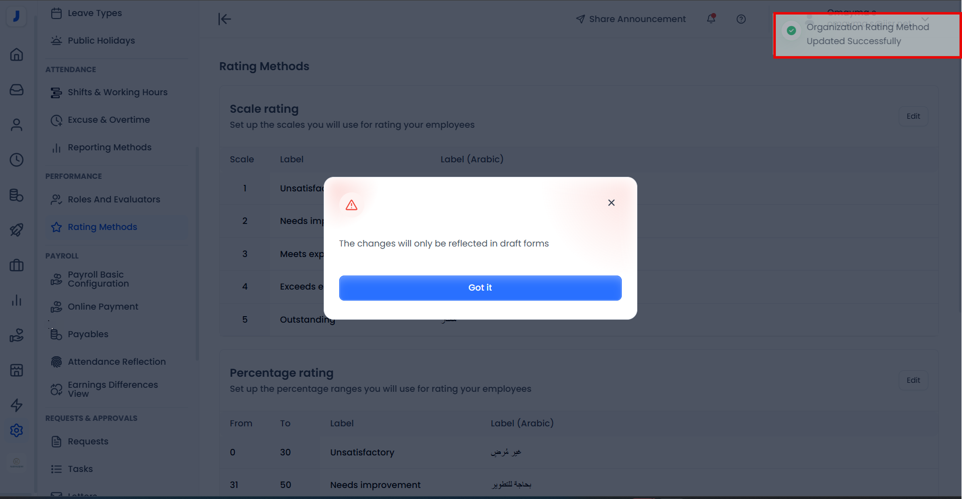 Performance: Employee Evaluation Process – Knowledge base