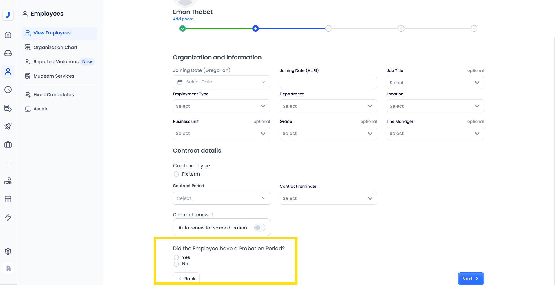 Create Evaluation Form Form Details Knowledge Base