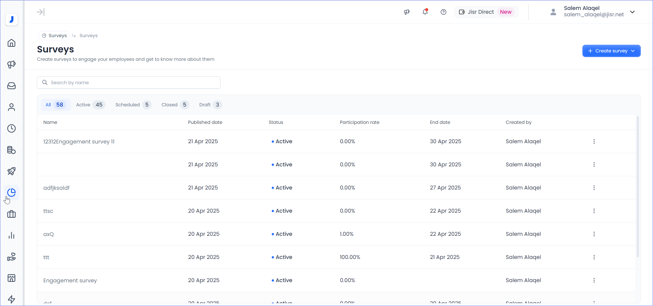 Introduction About Surveys Feature – Knowledge base