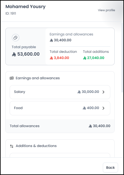 View Employee's transactions in payroll – Knowledge base