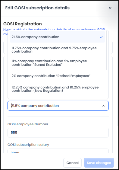 GOSI new contributions – Knowledge base