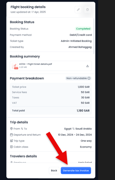 How to get tax invoices for flight ticket payments made through ...