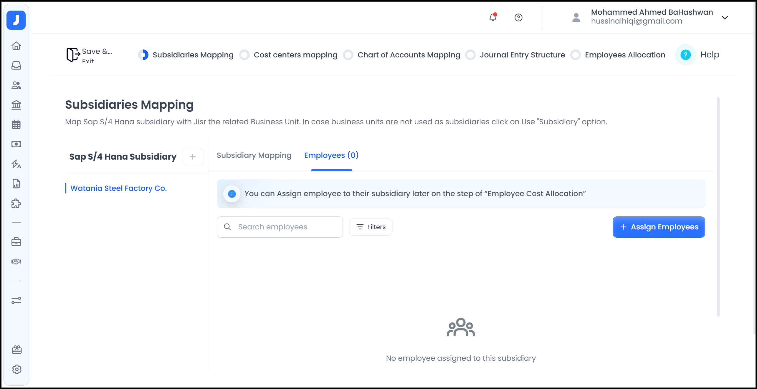 SAP S/4HANA Subsidiaries Setup & Mapping – Knowledge base